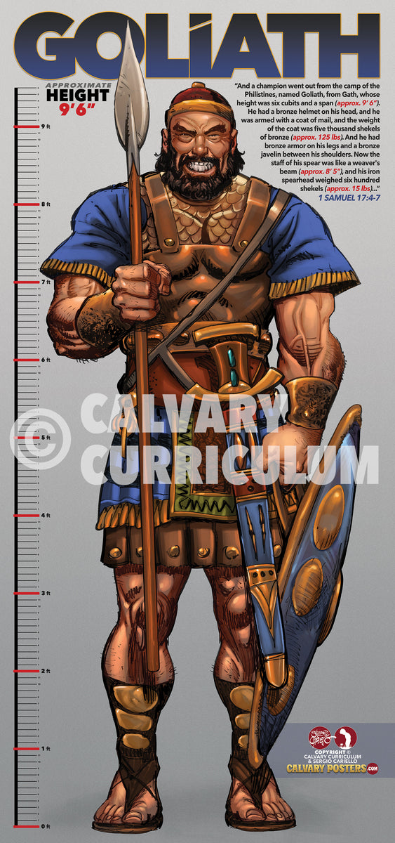GOLIATH (60 in. x 129 in.) Life-Size – Calvary Posters