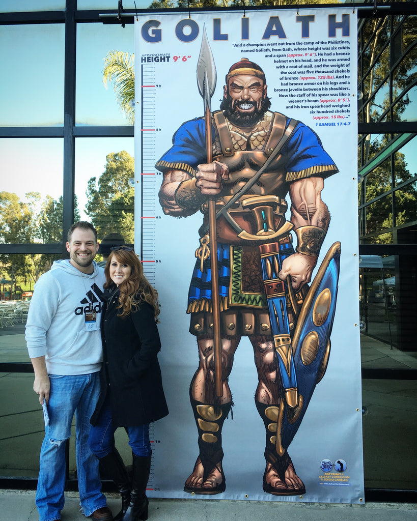 GOLIATH (60 in. x 129 in.) Life-Size – Calvary Posters