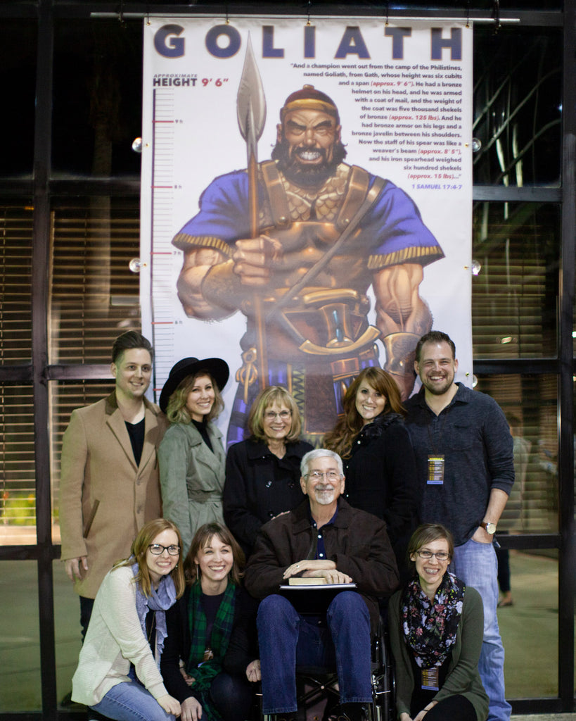 GOLIATH (60 in. x 129 in.) Life-Size – Calvary Posters