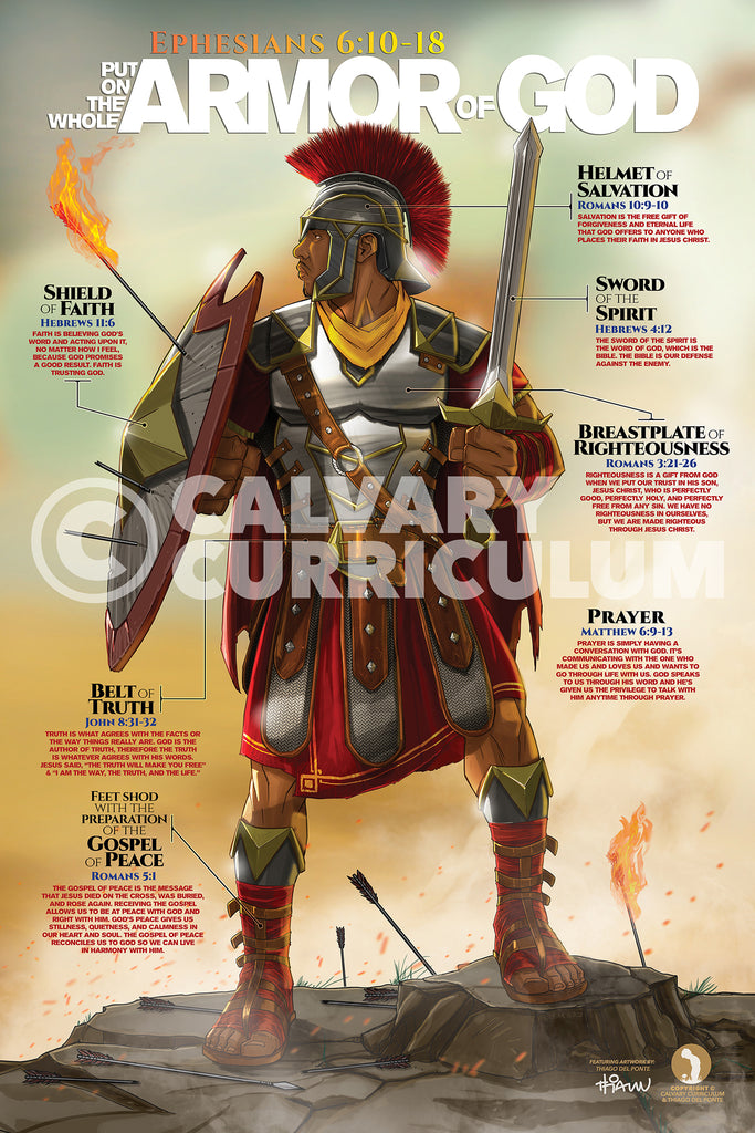 Brazilian Male (Armor of God) – Calvary Posters