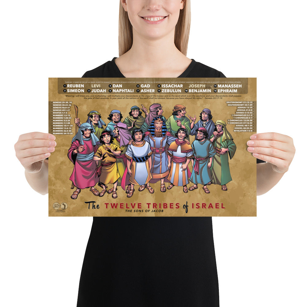 The Twelve Tribes of Israel – Calvary Posters