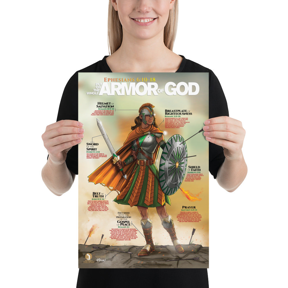 Indian Female (Armor of God) – Calvary Posters