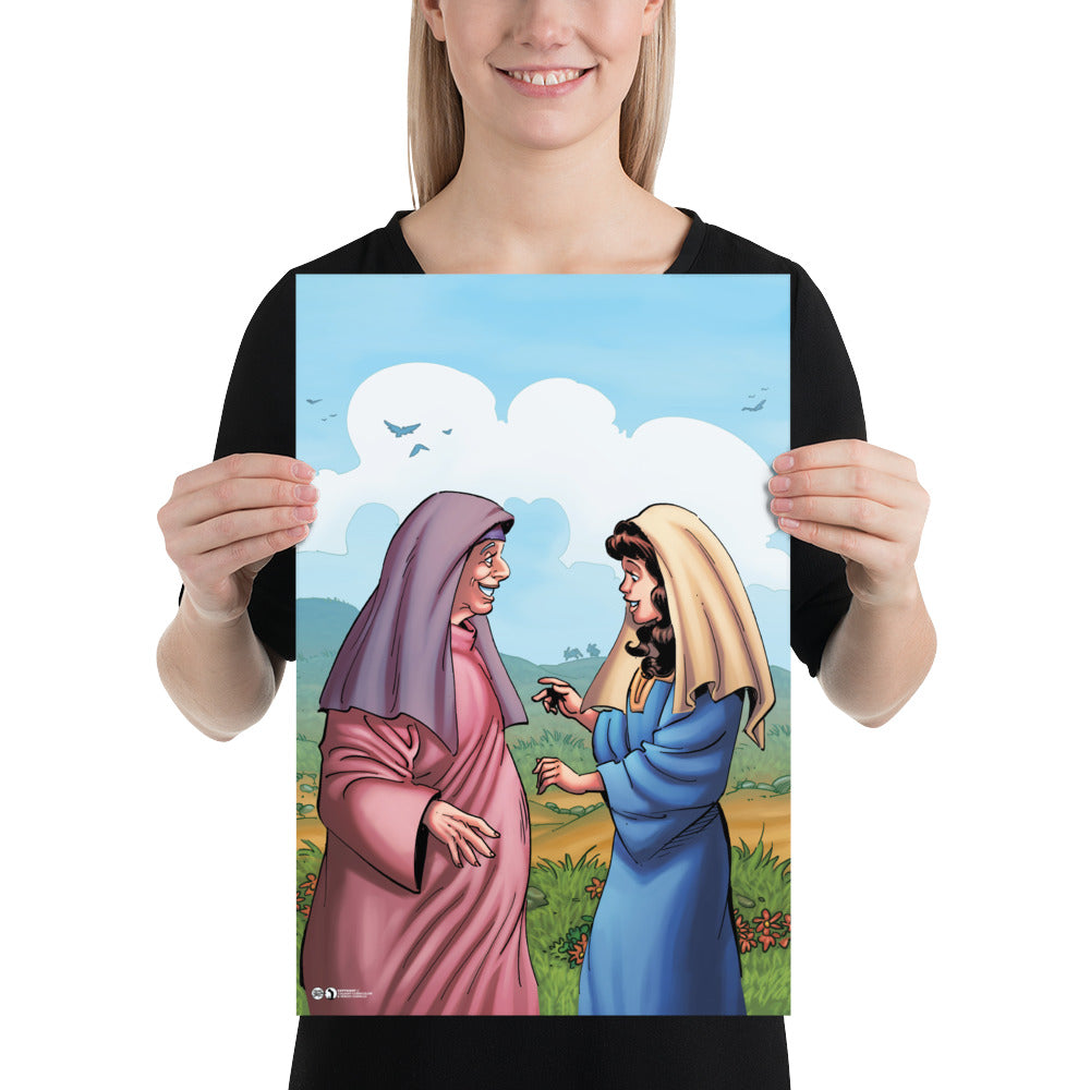 Mary Visits Elizabeth – Calvary Posters