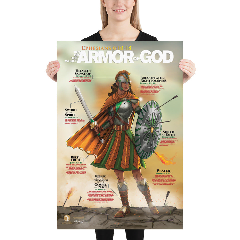 Indian Female (Armor of God) – Calvary Posters