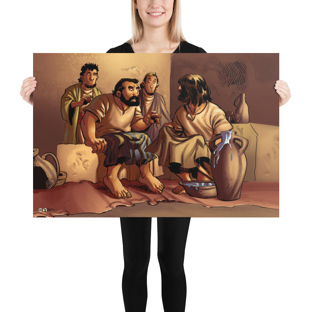 Jesus Washes the Apostles Feet – Calvary Posters
